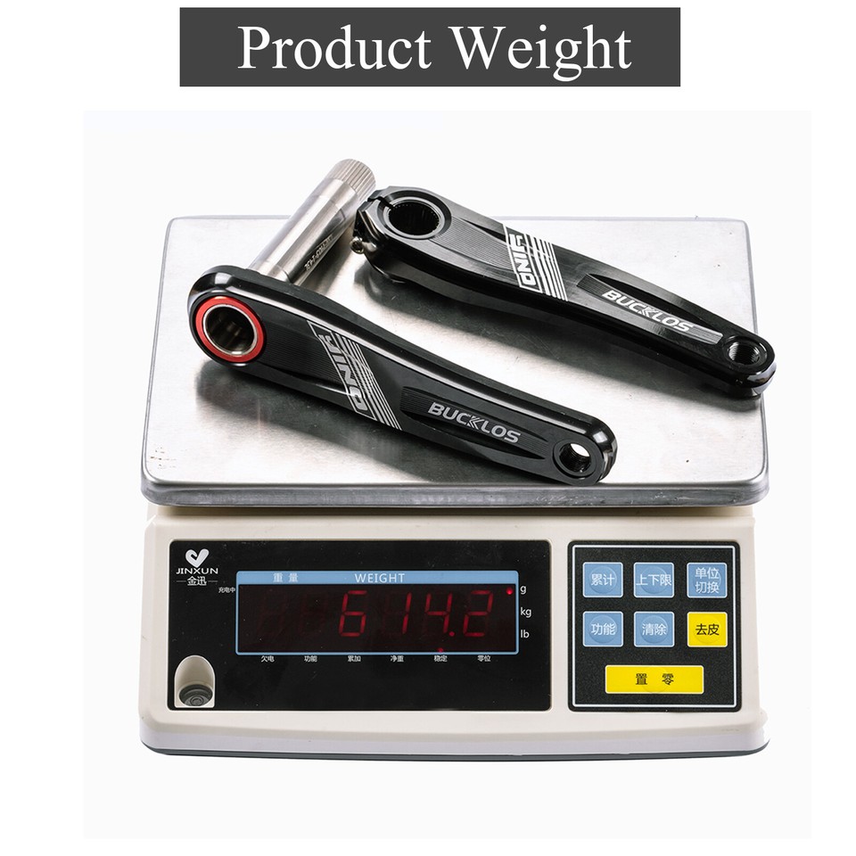 BUCKLOS MTB Crankset BB 32/34/36/38T Chainring Narrow Wide 170/175mm ...