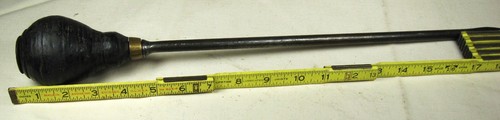 Unusual, Large Stacked Leather, Bulbus, Handle Flat Blade Screwdriver ...