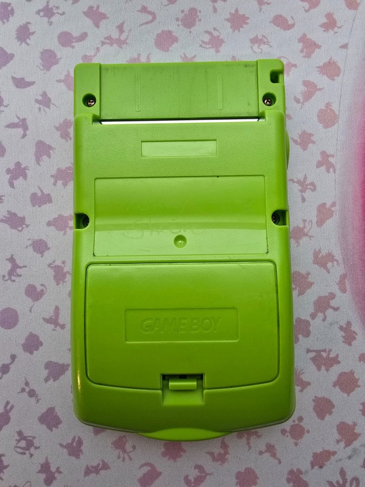 Game Boy Color Kiwi Lime Green Handheld System Tested & Working - ALL ...