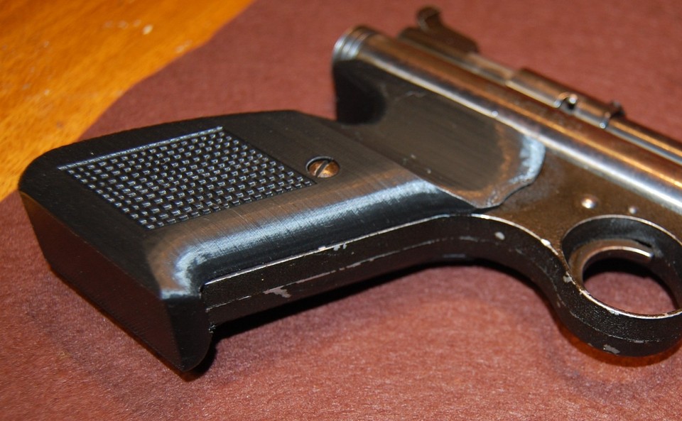 crosman model 150 pellet gun grips.black,hooked bottom,cut back | eBay