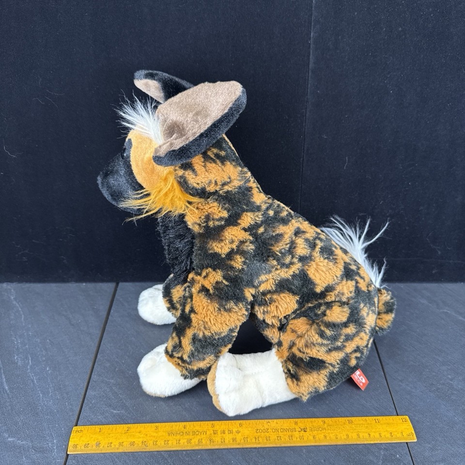 Wild Republic Cuddlekins African Wild Dog 12" Realistic Plush Stuffed A ...