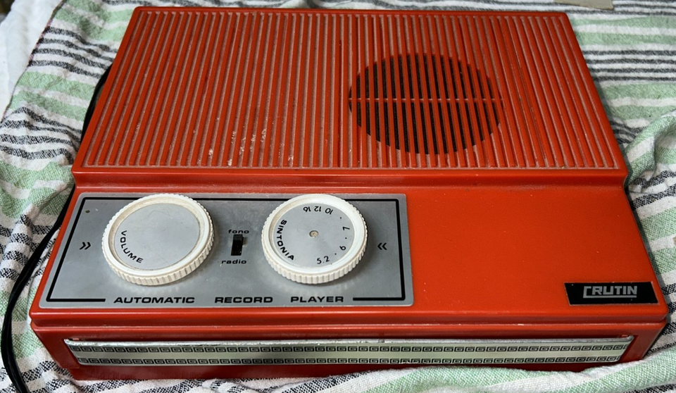 Mangiadischi Vintage - CRUTIN Automatic Record Player - Anni '70 | eBay