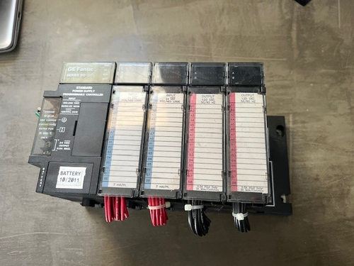 GE FANUC SERIES 90-30 Programmable Controller (5) Slot Rack with (4 ...
