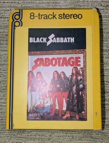 1975 NEMS LABEL 8 Track Tape ~ BLACK SABBATH SABOTAGE 🔥🔥🔥🤟🏽 | eBay