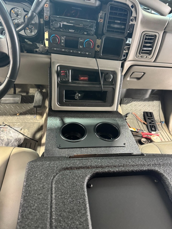 Chevy Silverado Gmc Sierra 03-06 Center Console Subwoofer Box For 1x8 ...