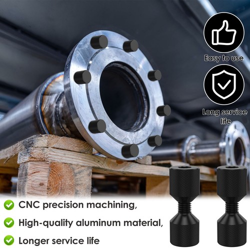 2Pcs Two Hole Flange Alignment Pin Set 6061 Aluminum Two Hole Pin Kit ...