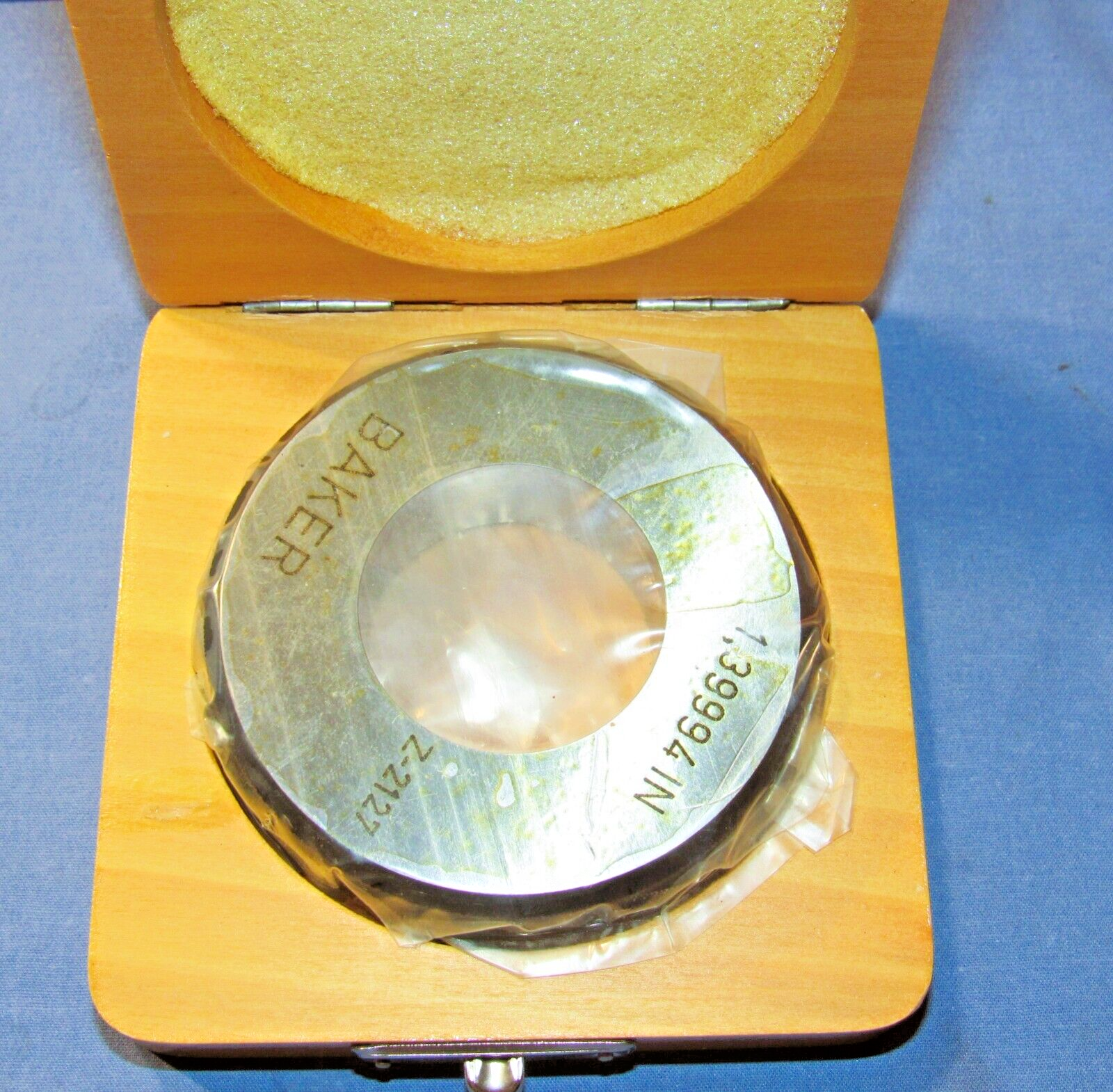 New Baker 1.39994” Setting Ring Bore Gage Internal Micrometer Master ...