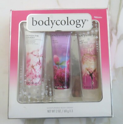Bodycology Moisturizing Body Cream Lotion Gift Set of 3 PC Each 2 OZ ...