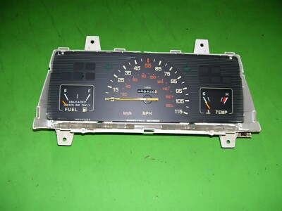 1988 Dodge D50 D-50 Speedometer Instrument Cluster 110k miles Gauges ...