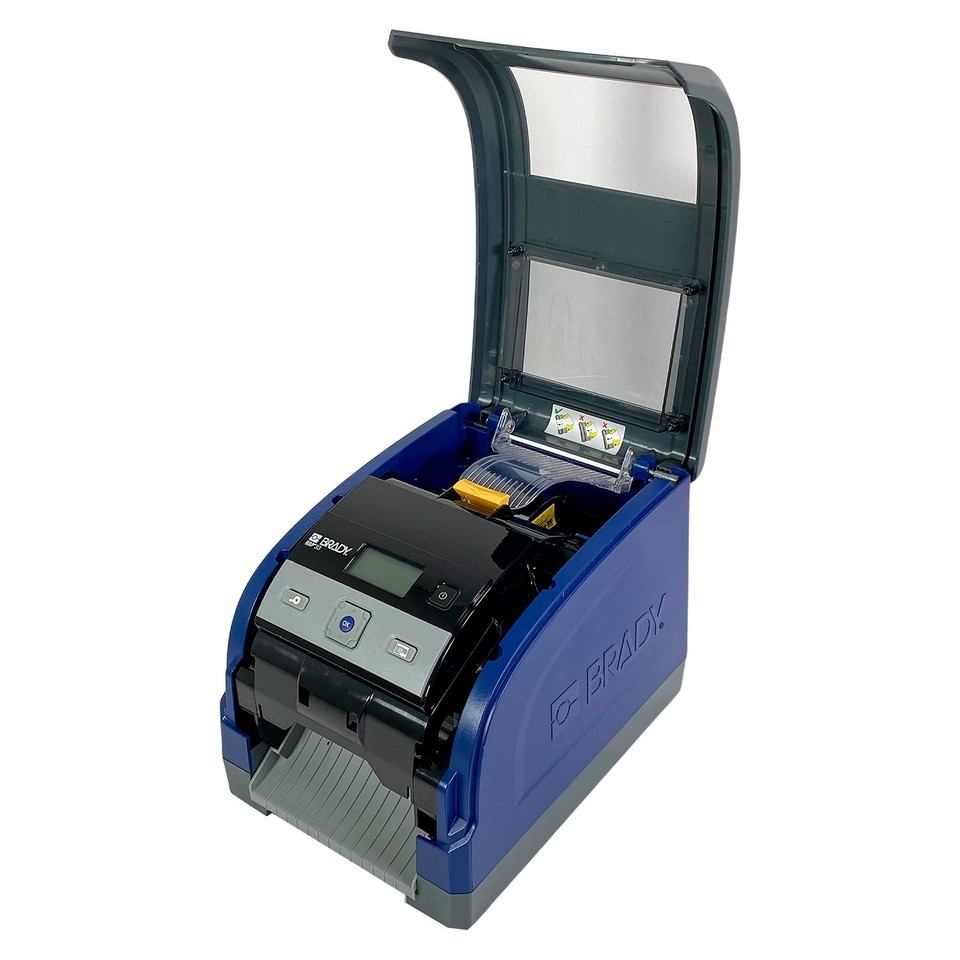 BUNDLE Brady BBP33 Thermal Transfer Label Printer 300dpi LAN USB Auto ...