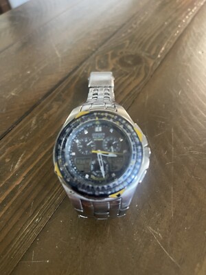 Citizens Promaster Skyhawk Blue Angels Eco Drive Watch JR3090. Preowned ...