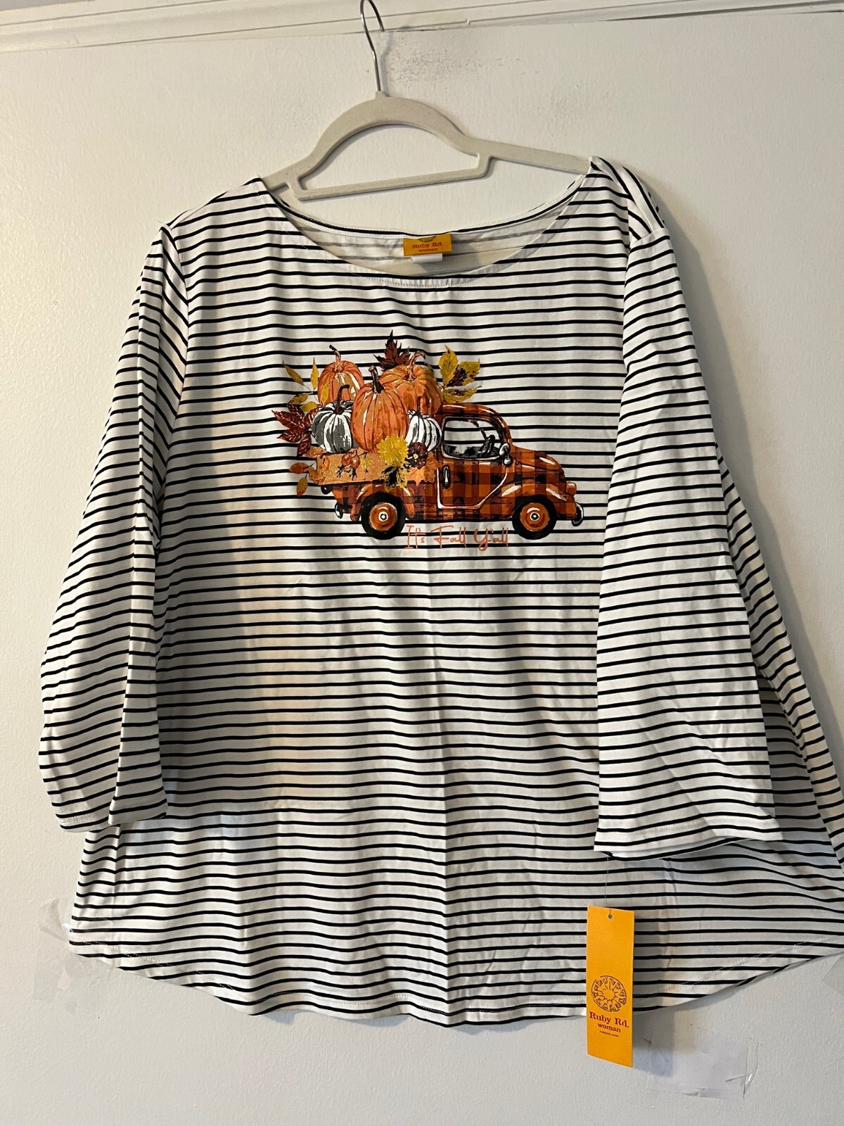 RUBY RD. SIZE 2X MULTICOLOR WOMEN'S (MUST HAVE 111) FALL TEE NWT | eBay