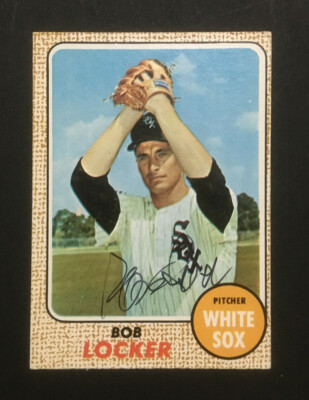 Bob Locker White Sox signed 1968 Topps baseball card #51 Auto Autograph ...