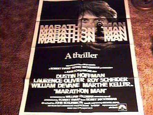 MARATHON MAN MOVIE POSTER 1976 DUSTIN HOFFMAN | eBay