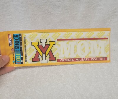 VMI Mom Car Decal, VMI Bumper Sticker, Virginia Military Institute | eBay