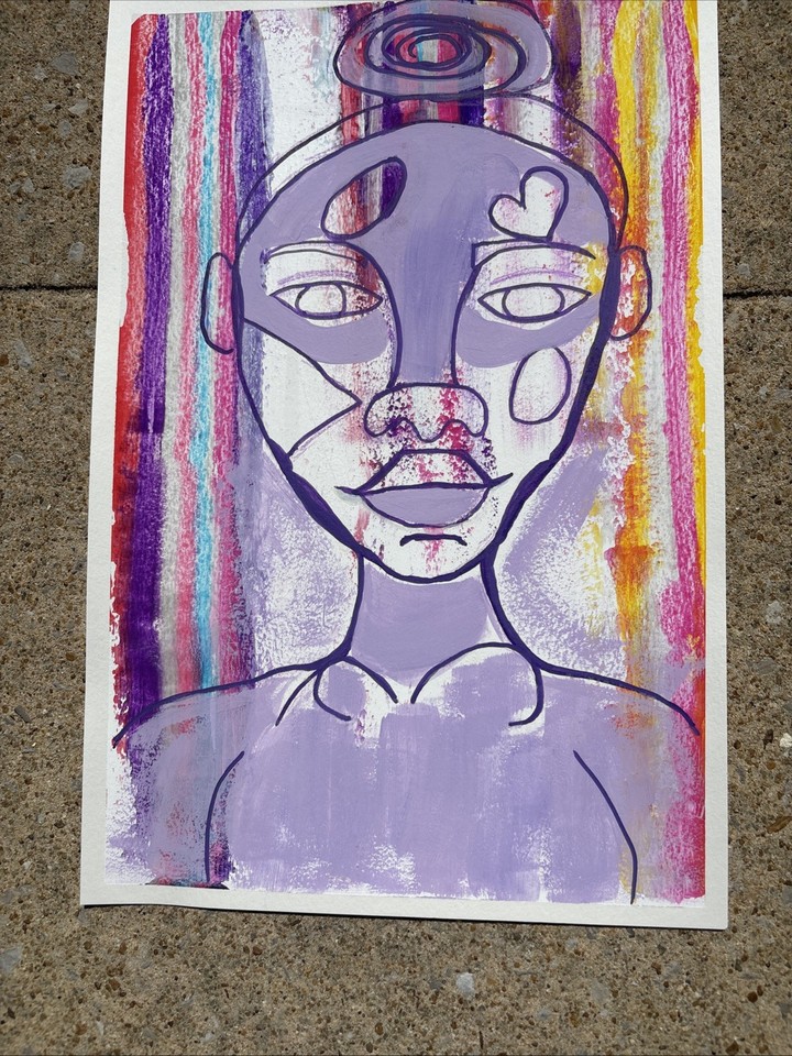 Original Black Art Painting 12 By 18 Inch African American OOAK | eBay