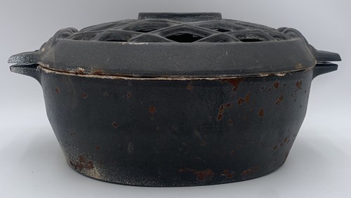 Vintage John Wright Lattice Cast Iron Wood Stove Radiator Steamer ...