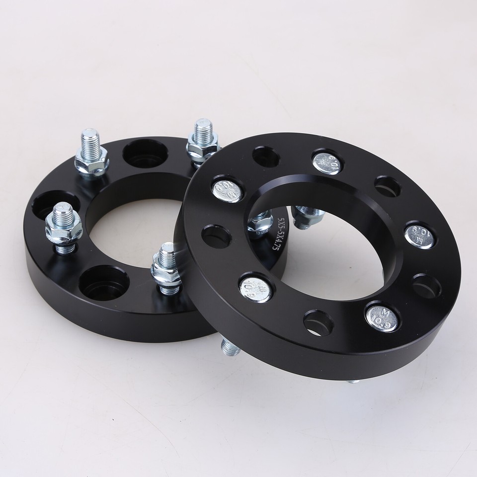 (4) 1" WHEEL ADAPTERS 5X5 TO 5X4.75 SPACERS 12X1.5 STUDS 5X127 TO 5X120 ...