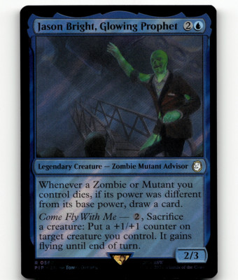 MTG Jason Bright, Glowing Prophet (Surge Foil) - Universes Beyond ...