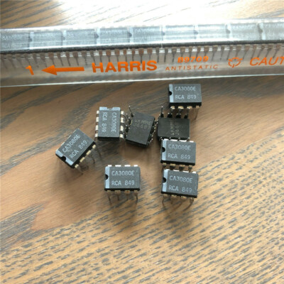 NOS RCA CA3080E CA3080 3080 OPAMP Transconduct Compressor x 100pcs | eBay
