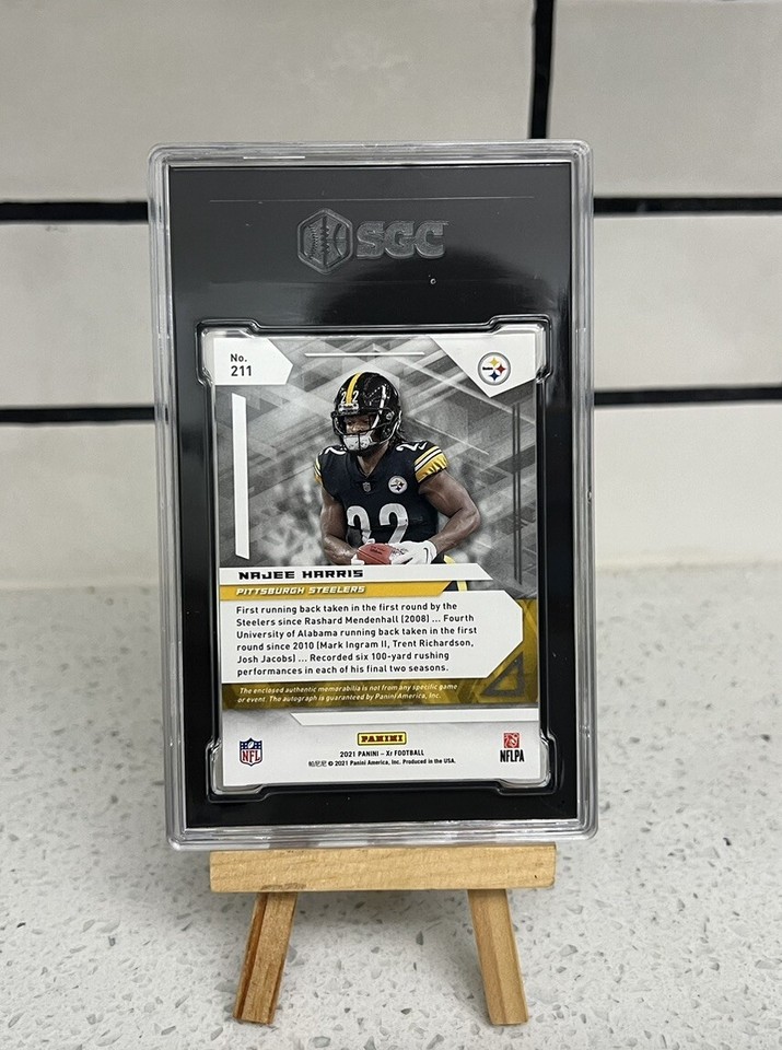 NAJEE HARRIS 2021 PANINI XR RPA ROOKIE PATCH AUTOGRAPH RC AUTO /149 SGC ...