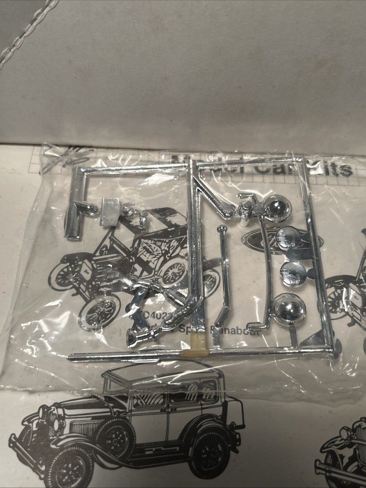 Vintage Ford Model A Roadster Metal Model Car Kit USA New In Open Box ...