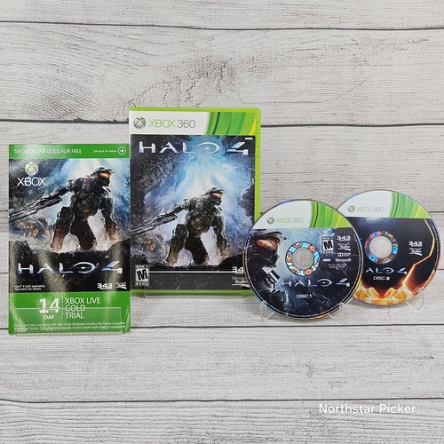 Halo 4 (Microsoft Xbox 360, 2012, 2-Disc) Complete | CIB | Tested ...