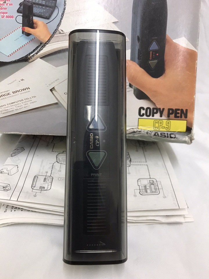 Casio Copy Pen CP-9 hand scanner printer boxed (read description ) | eBay