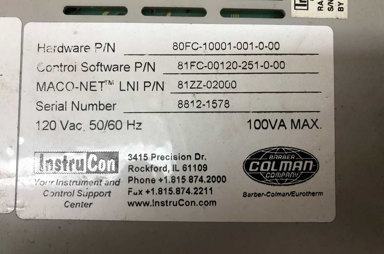 BARBER COLMAN MACO 8000 (6pcs modules + 1pc touchscreen) | eBay