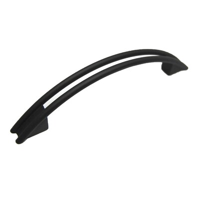 KEYSTONE ACCENTS 3-3/4" Cabinet Pull Handle Flat Matte Black H473 25 ...