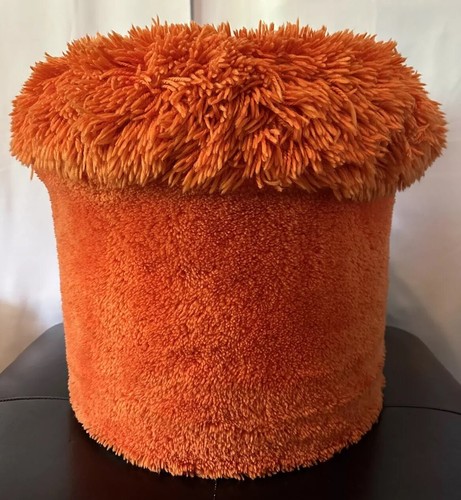 Orange Vtg 60s 70s Mushroom Foot Stool Rest Groovy Mod Retro MCM ...