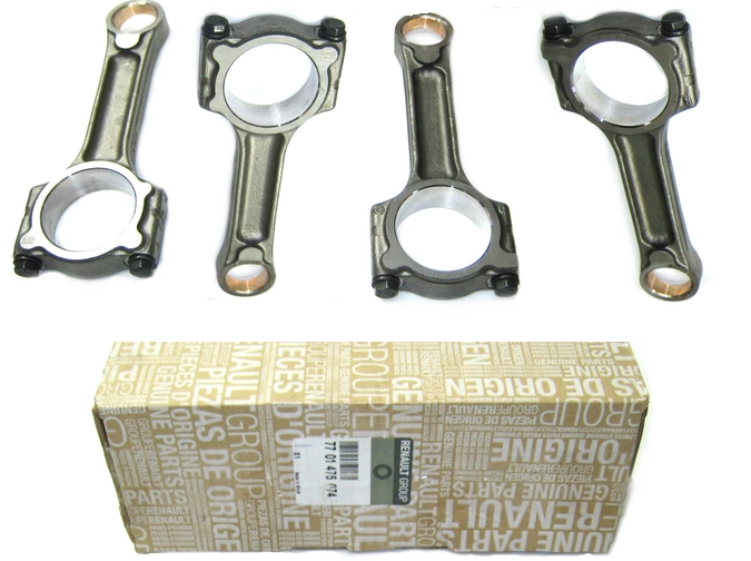 JEU DE BIELLES 4 UNITES POUR RENAULT CLIO GRAND SCENIC FLUENCE ORGI ...