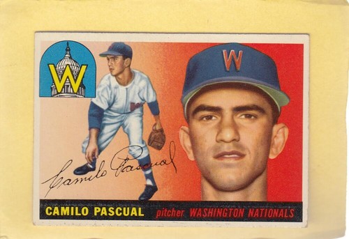 1955 Topps #84 Camilo Pascual Senators VG/EX RC Rookie #27134 | eBay