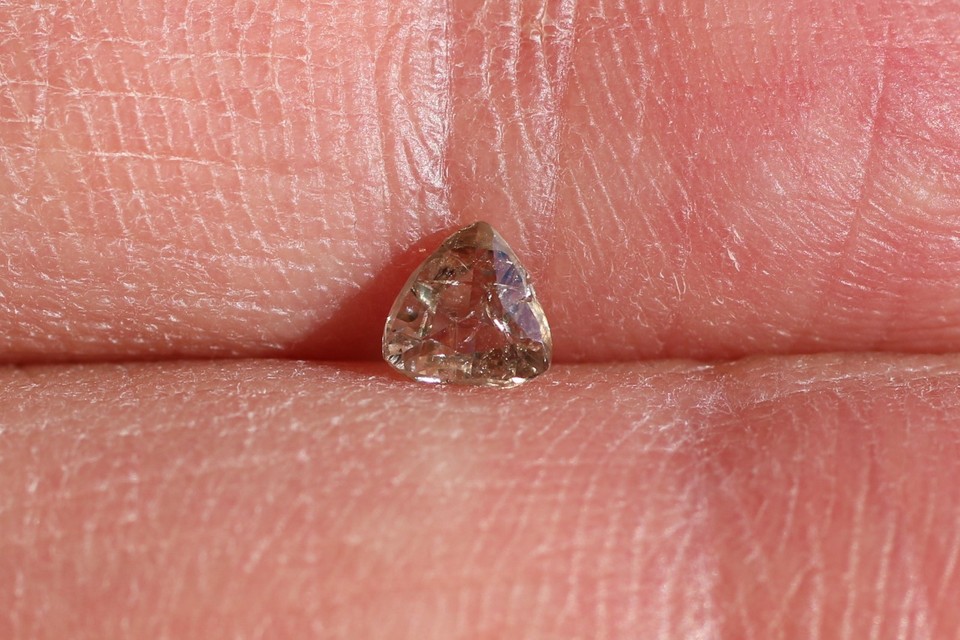 EGL USA Certified 0.22ct Triangular Brilliant Diamond – Natural Fancy ...