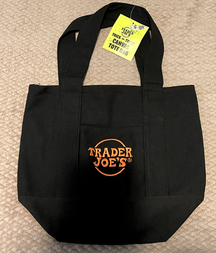 Trader Joes Mini Tote Bags - Halloween Trick Or Treat - Set Of 4 - FREE ...