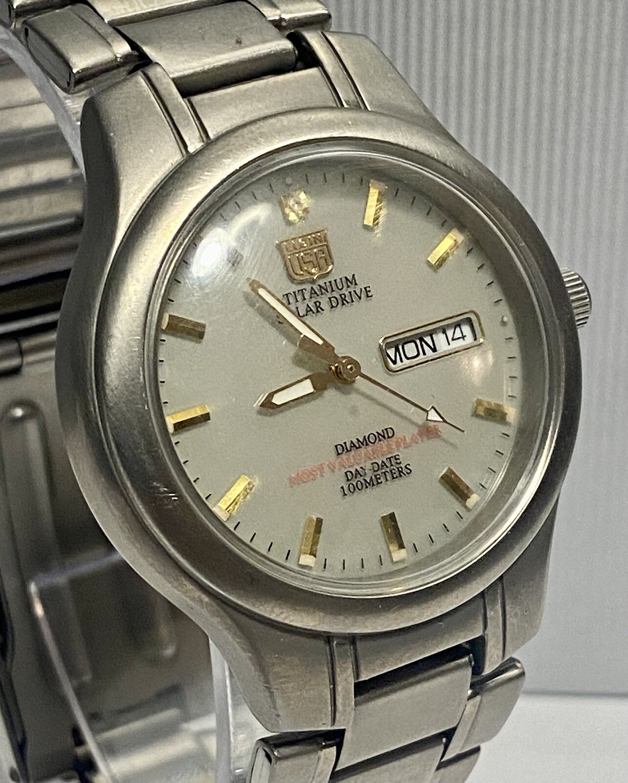 Elgin USA Titanium Solar Drive Diamond Most Valuable Player 100M Day ...