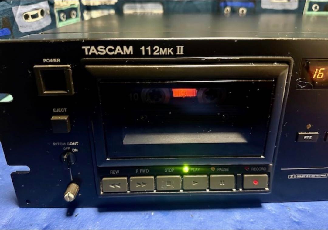 Tascam 112 MK2 High-End 3-Motor Cassette Deck Audio Working Confirmed ...