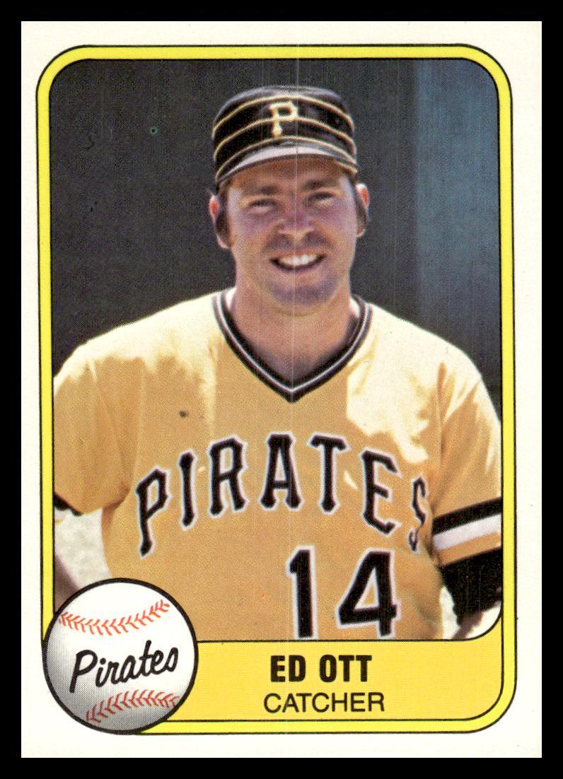 1981 Fleer #365 Ed Ott Pittsburgh Pirates | eBay