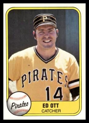 1981 Fleer #365 Ed Ott Pittsburgh Pirates | eBay