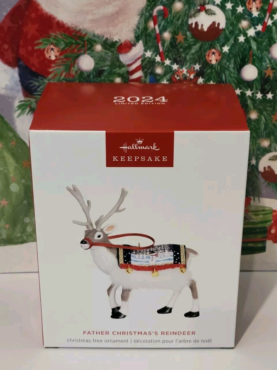 2024 Hallmark Father Christmas's Reindeer Ornament - Limited Edition ...