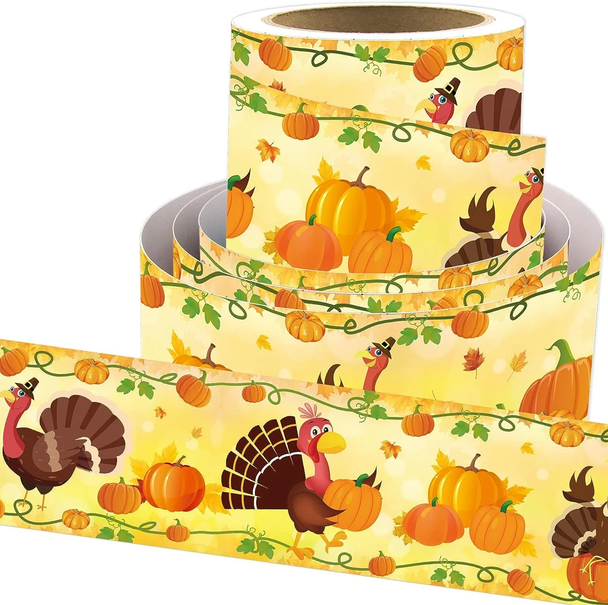 Thanksgiving Pumpkin Borders