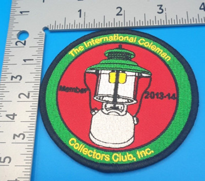 International Coleman Collectors Club Patch Member 2013-14 Diameter 3.5 ...