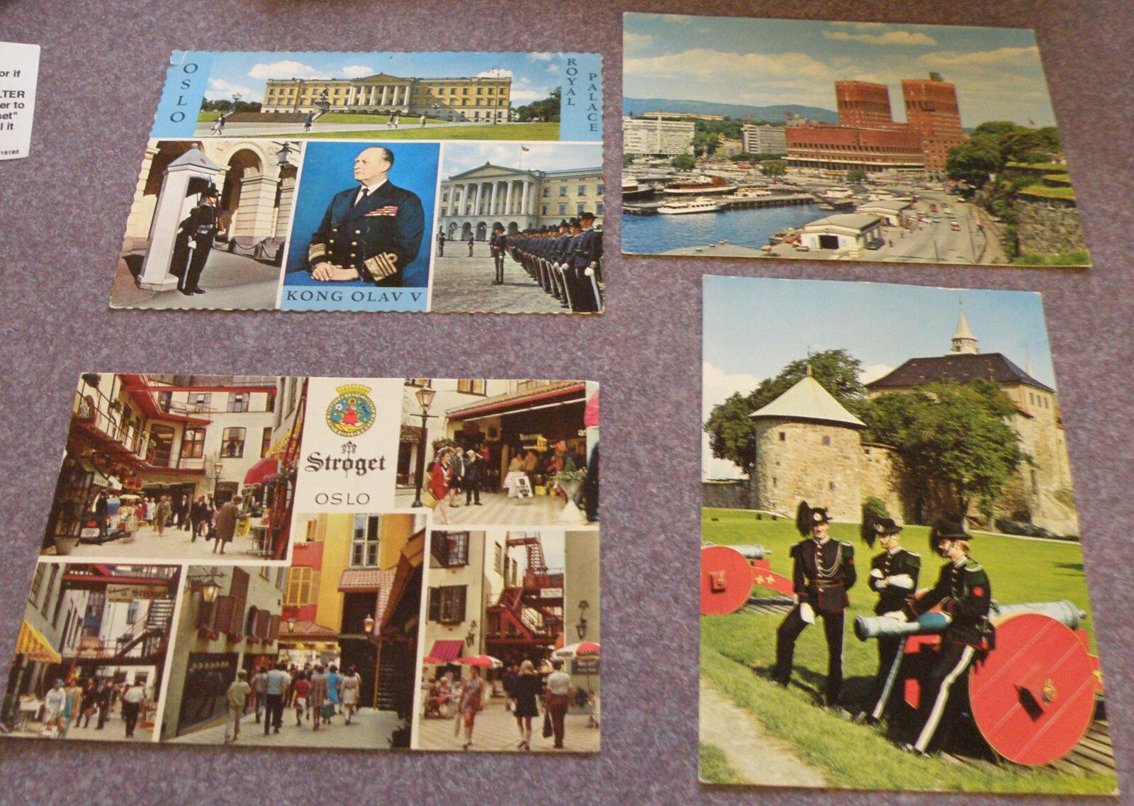 Set of 4 1970's Vintage Oslo Norway Postcards | eBay