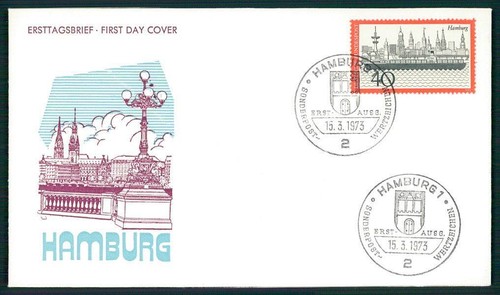 GERMANY FDC 1973 HAMBURG BLAZON SHIPS hd19 | eBay