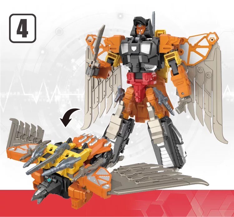 5 IN 1 Predacons Combiners Wars KO Transformers Predaking G1 30cm NoBox ...