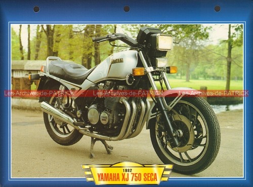 YAMAHA XJ 750 Seca XJ750 1982 (1982-1984) : Fiche Moto #000085 | eBay