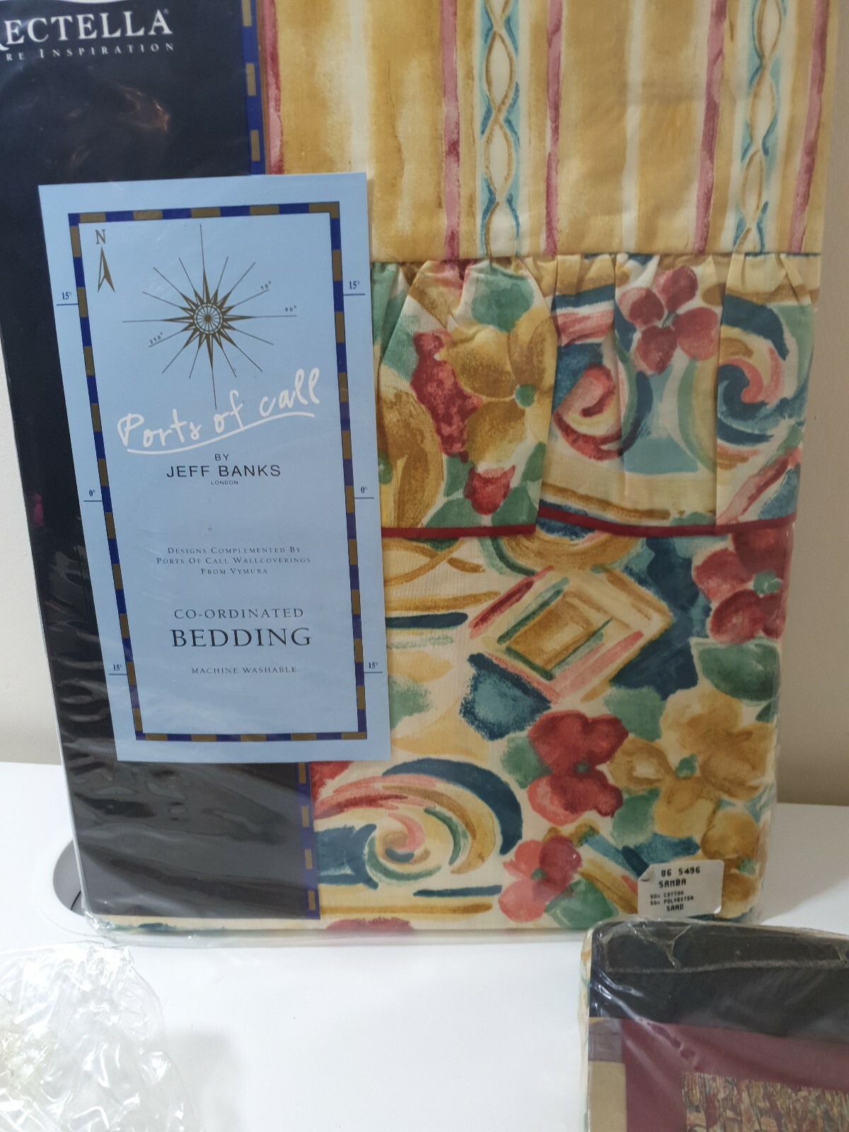 Rectella Samba Bedding, Curtains and Valance By Jeff Banks 66"x54 ...