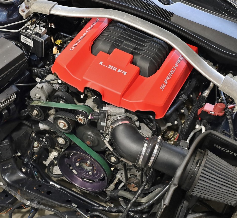2013 Camaro ZL1 6.2L LSA Supercharged Engine & TR6060 6-Speed Manual ...