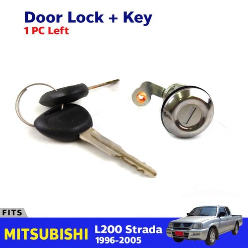 Cylinder Door Lock Safety Key LH Fits Mitsubishi L200 Strada Pickup ...