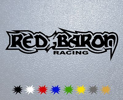STICKER PEGATINA DECAL VINYL Red Baron,Racing | eBay
